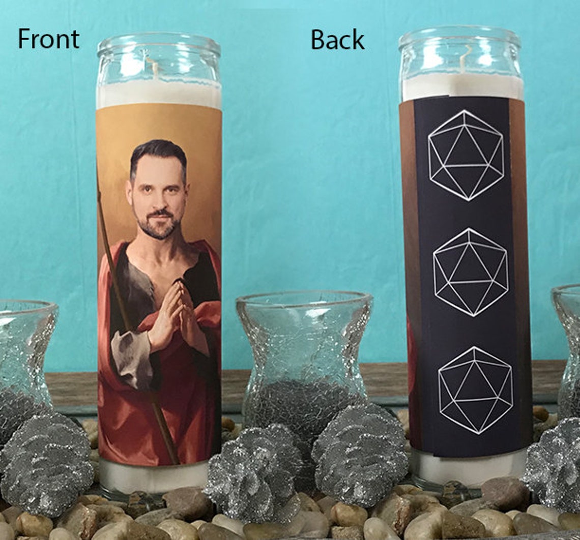 Saint Travis Willingham D&D Muse Prayer Candle - Etsy