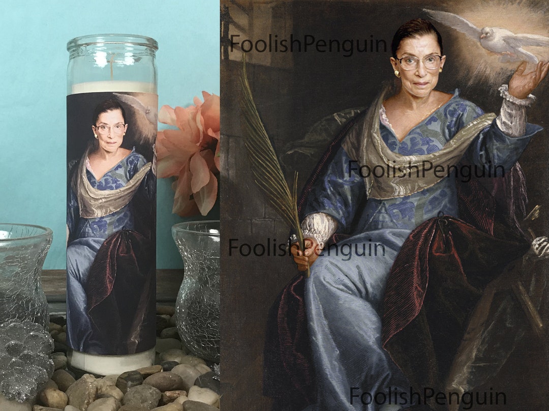 Saint Ruth Bader Ginsburg Devotional Prayer Candle - Etsy