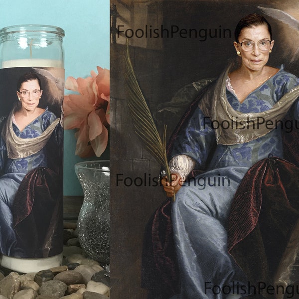 Ruth Bader Ginsburg Prayer Candle - Etsy