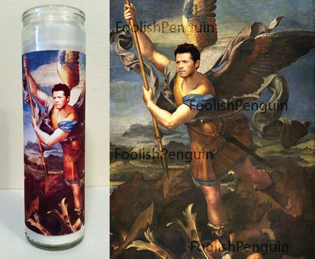 Saint Castiel Devotional Prayer Candle - Etsy
