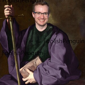 Saint Griffin Mcelroy D&D Muse Prayer Candle - Etsy