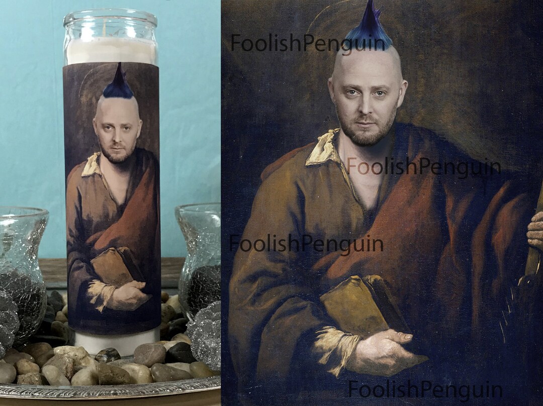 Saint Taliesin Jaffe D&D Muse Prayer Candle - Etsy