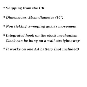 Cow Wall Clock - Decoupage Photo Clock - Brown Calf Clock - Farm Animal ...