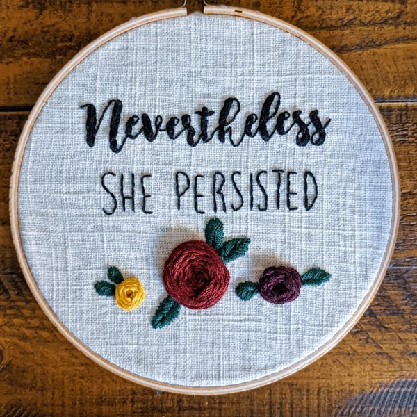 Nevertheless She Persisted - Etsy