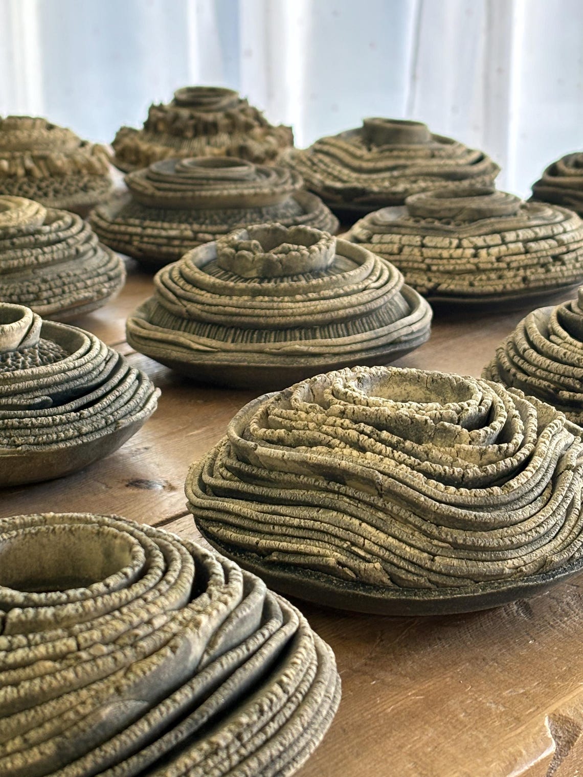 Stratification Doughnut G Ceramic Wall Sculpture - Etsy