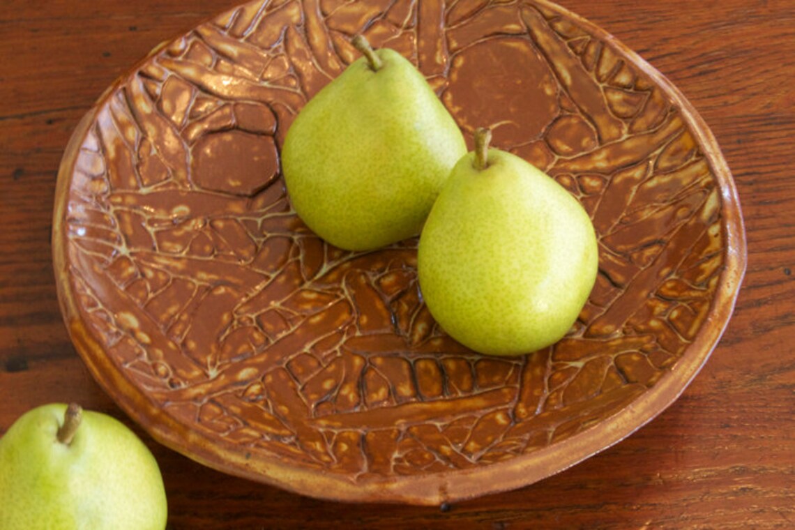 Coil Platter With "stone" Feet No. 8 - Etsy