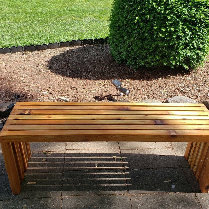 Cedar Benches Outdoor - Etsy