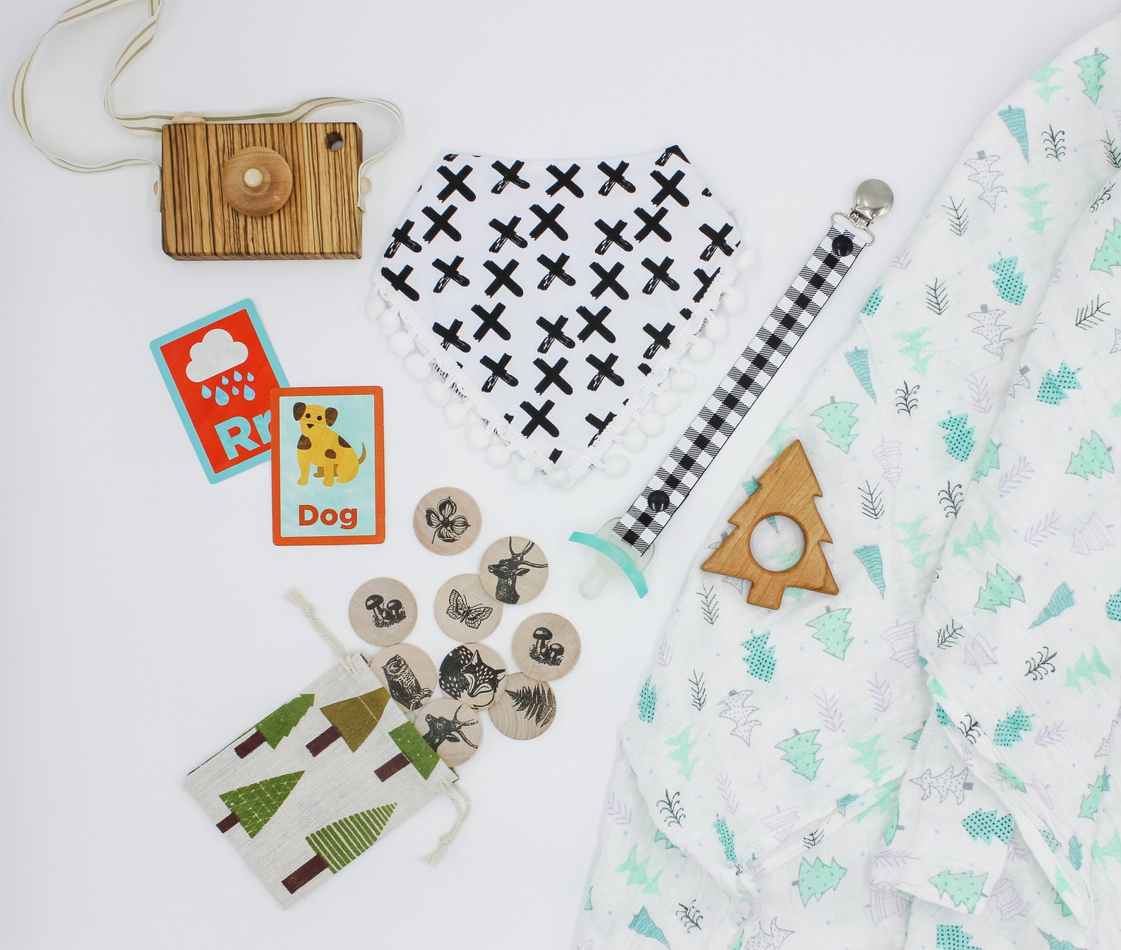 Forest and Fauna Wooden Memory Game Toddler Games Little - Etsy