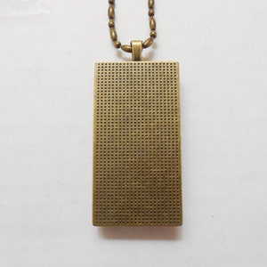 Tarot Card "the Magician" Glass Tile Pendant 1x2", Silver Setting or ...
