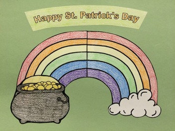 St. Patrick's Day Craft Template - Etsy