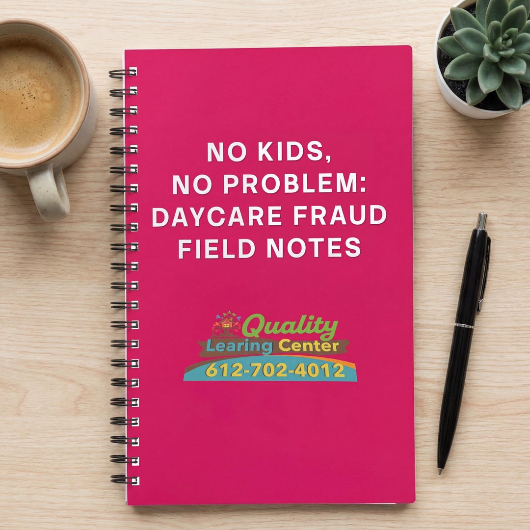 No Kids, No Problem: Daycare Fraud Field Notes - Spiral Notebook for ...