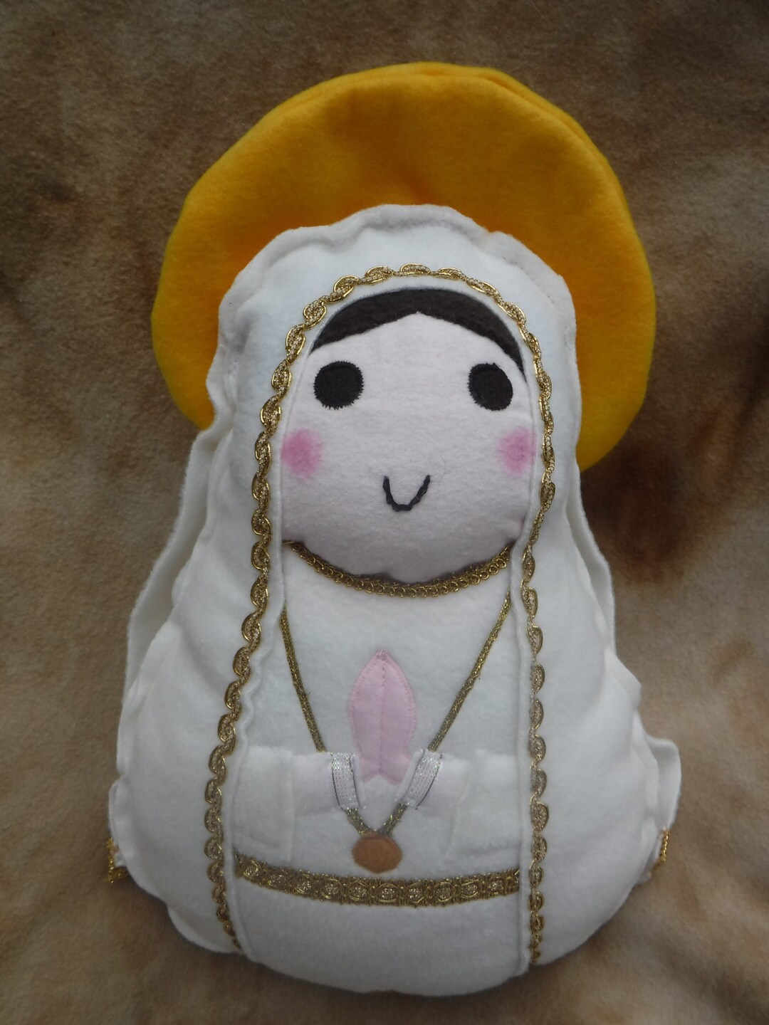 Saint Doll Our Lady of Fatima Virgin Mary Soft Toy - Etsy