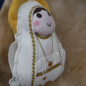 Saint Doll Our Lady of Fatima Virgin Mary Soft Toy - Etsy