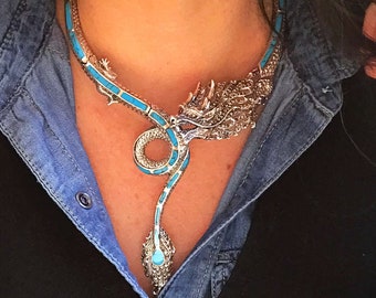 Dragon Choker Necklace - Etsy