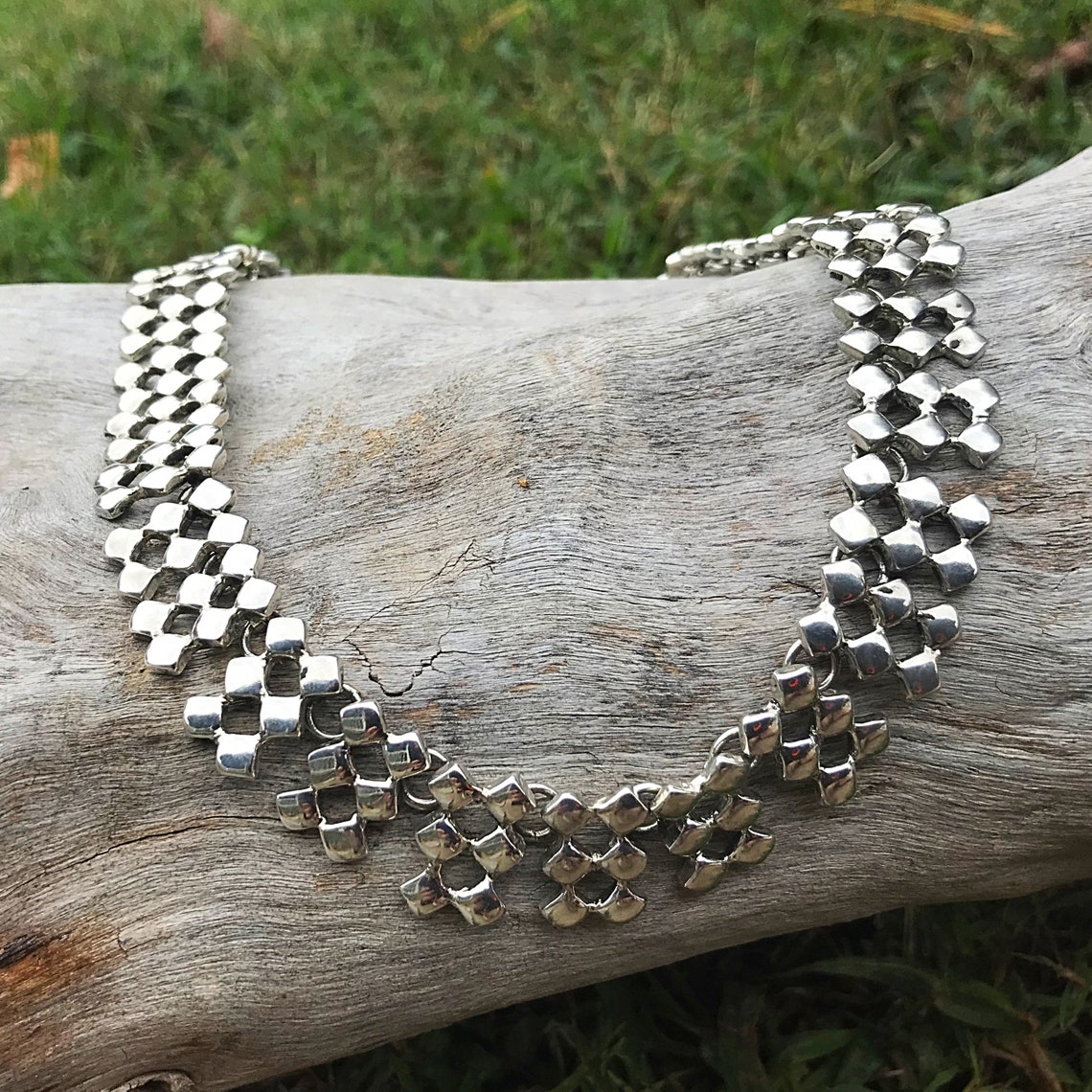 Sterling Silver Vintage Abstract Taxco Modernist Necklace Etsy Australia