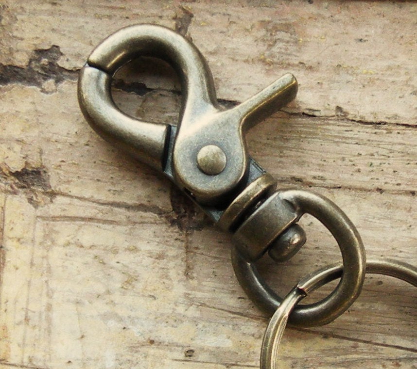 Personalized Key Chain.lobster Scissor Clasp.handstamped - Etsy