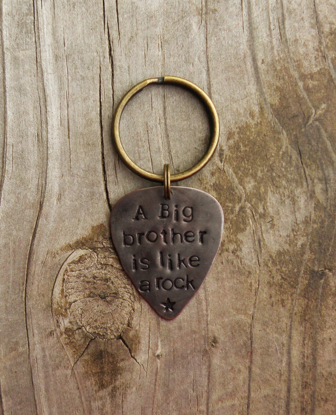 GUITAR PICK Key Chain for BROTHER. A Big Brother is Like a - Etsy