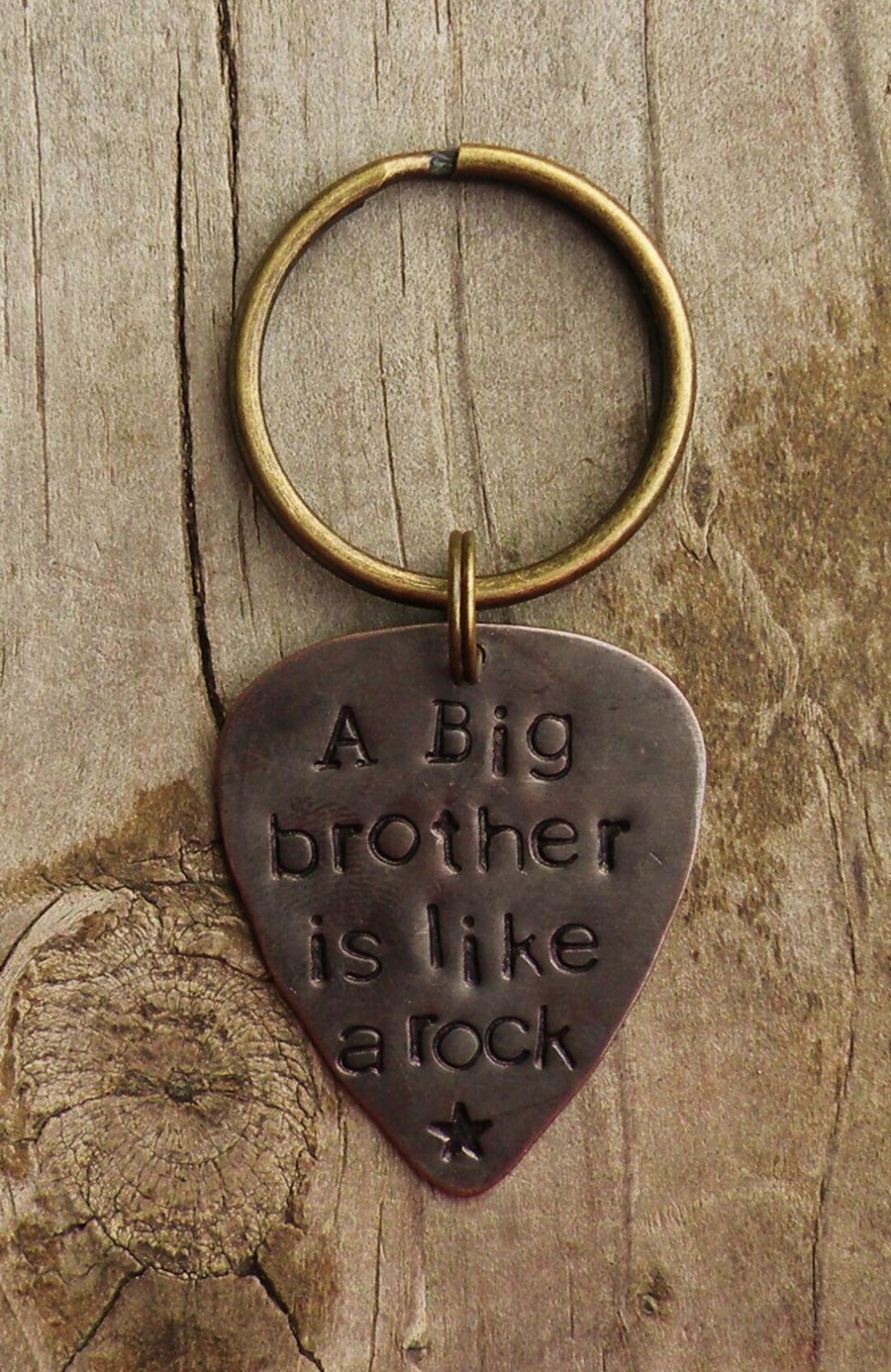 GUITAR PICK Key Chain for BROTHER. A Big Brother is Like a - Etsy