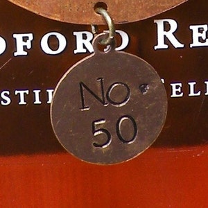 50th Birthday Tag Label.copper.fifty Years - Etsy