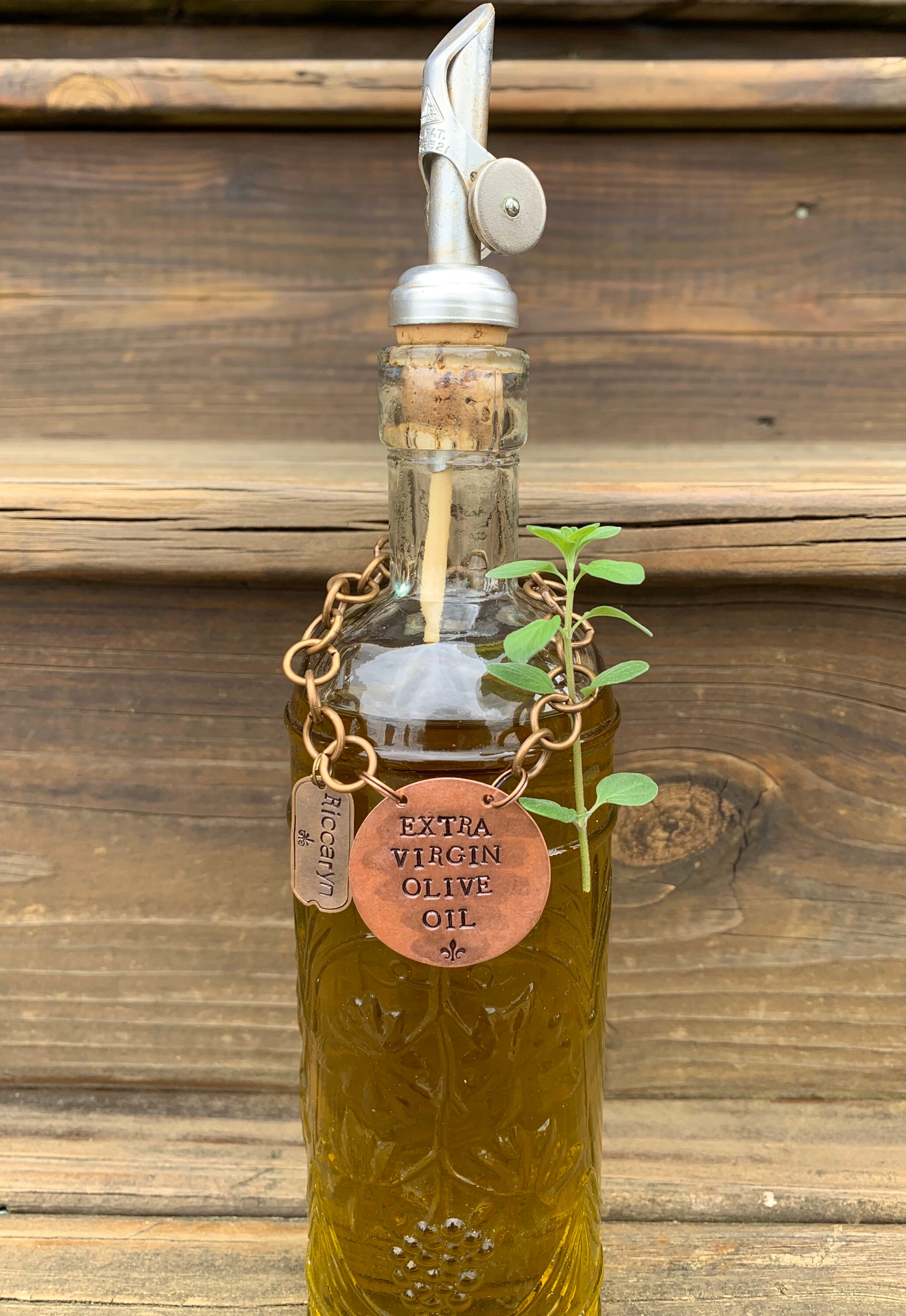 Custom Bottle Tag Label for Olive Oil or Vinegar. Gift for - Etsy