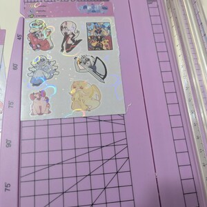 Hazbin Hotel 7-piece Sticker Sheet | Fan Art Stickers – Charlie, Vaggie ...