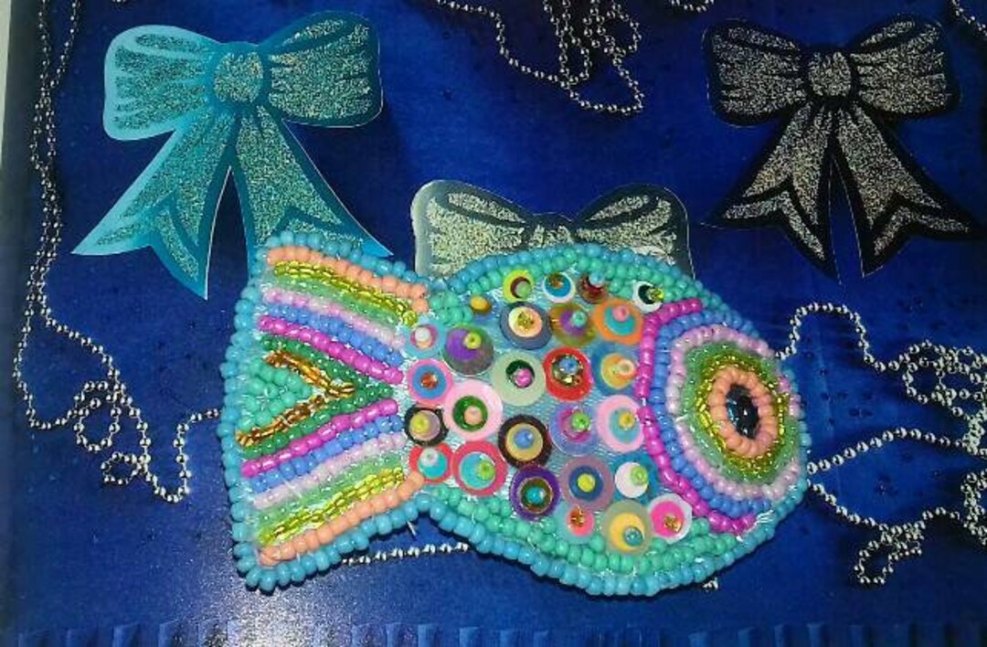 Carnival Fish. Hand Made Barrette Hair Clip - Etsy