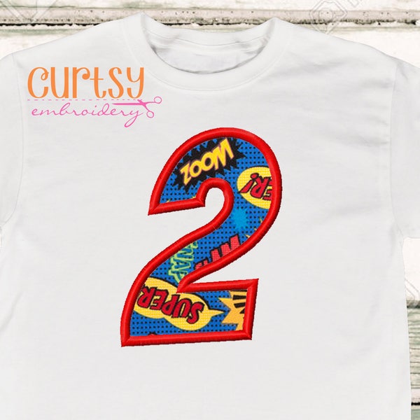 Super Hero Applique - Etsy