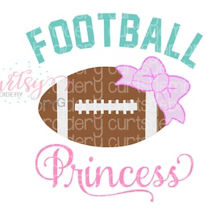 Football Princess SVG / Football Cutting File / Football Clipart ...