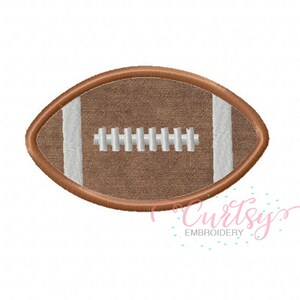 Football Applique Embroidery Design / Applique Football Embroidery ...