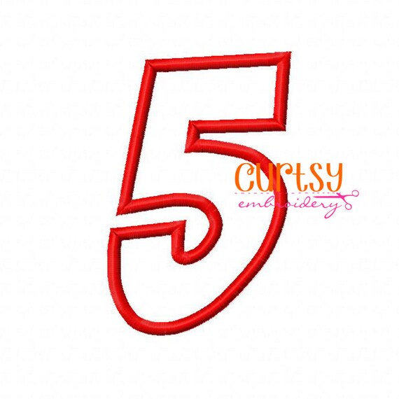 Craft Supplies & Tools Sewing & Fiber Fifth Birthday Embroidery Design ...