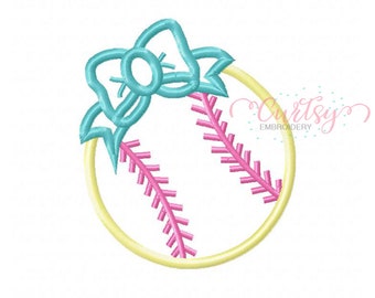Softball Embroidery Designs | Etsy