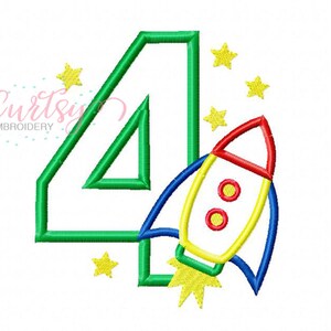 Space Ship Embroidery Design / Space Embroidery Design / Outer Space ...