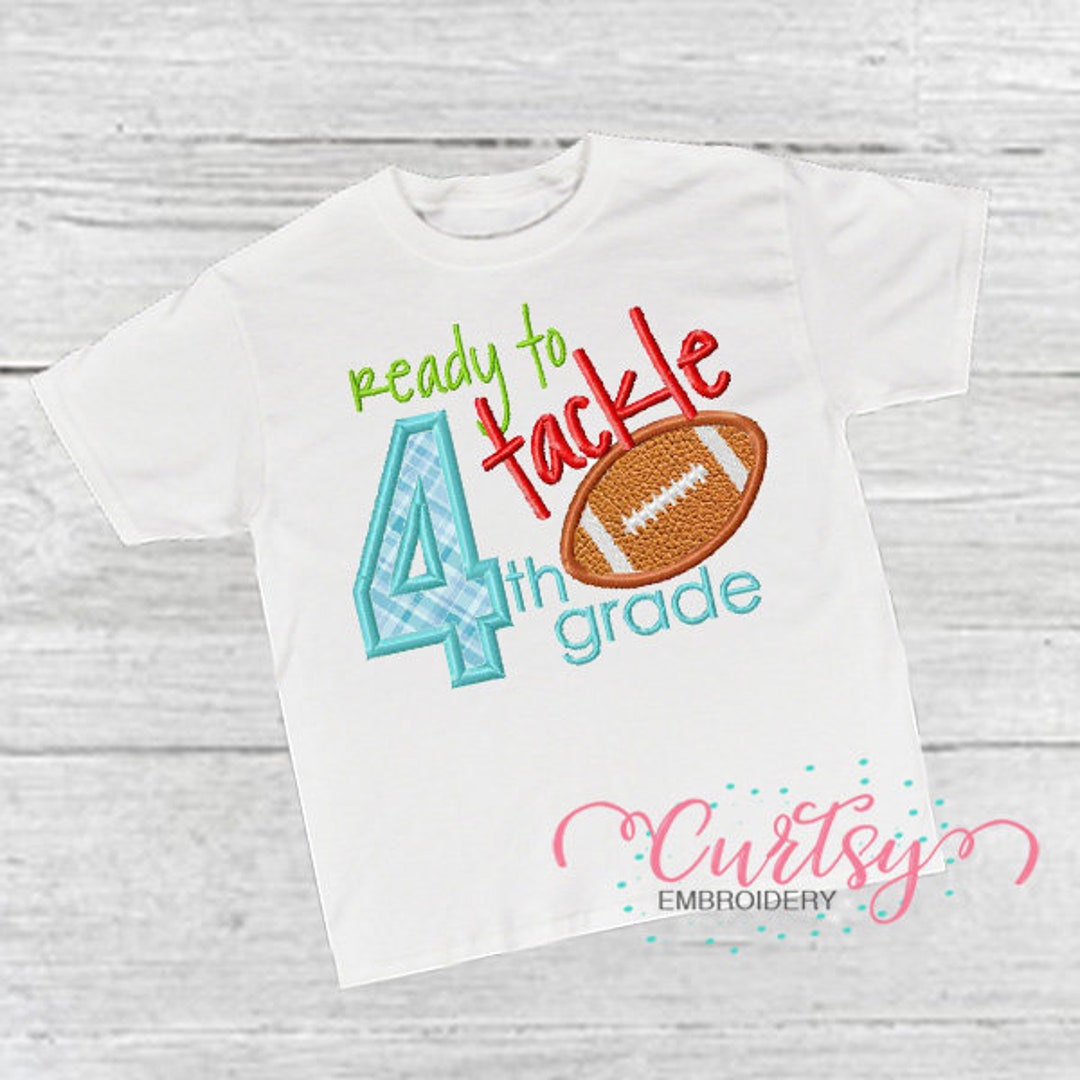 Back to School Embroidery Design for Boy / Back to School Applique ...