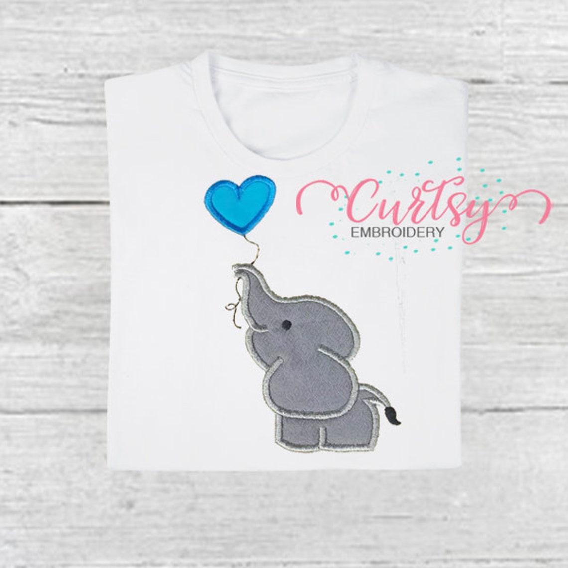 Baby Elephant Applique Design / Cute Baby Elephant Applique / - Etsy