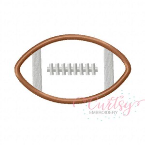 Football Applique Embroidery Design / Applique Football Embroidery ...