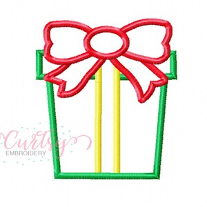 Present Applique Design / Embroidery Design Christmas / Christmas ...