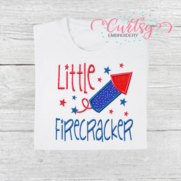 Firecracker Applique - Etsy