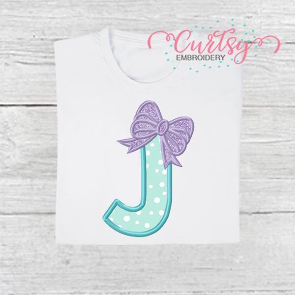 Letter J Applique - Etsy UK