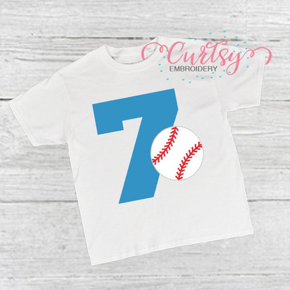 7th Birthday Baseball SVG / Baseball Svgs / Sports Svg / - Etsy India