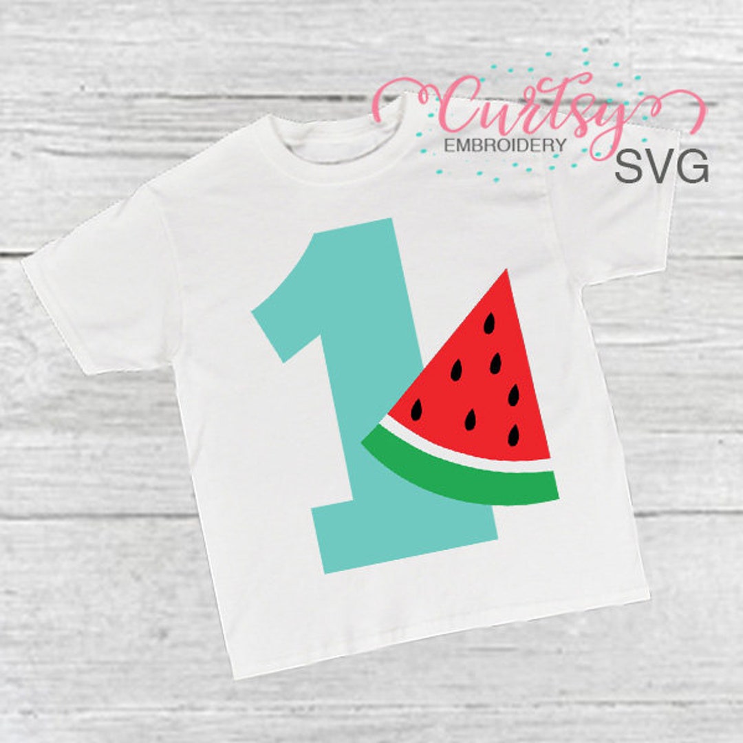 1st Birthday Watermelon SVG / Watermelon Svgs / Birthday Svg / First ...