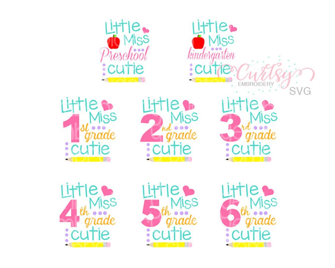 Back to School SVG / Back to School Girl Svg / Svg File for Girls ...