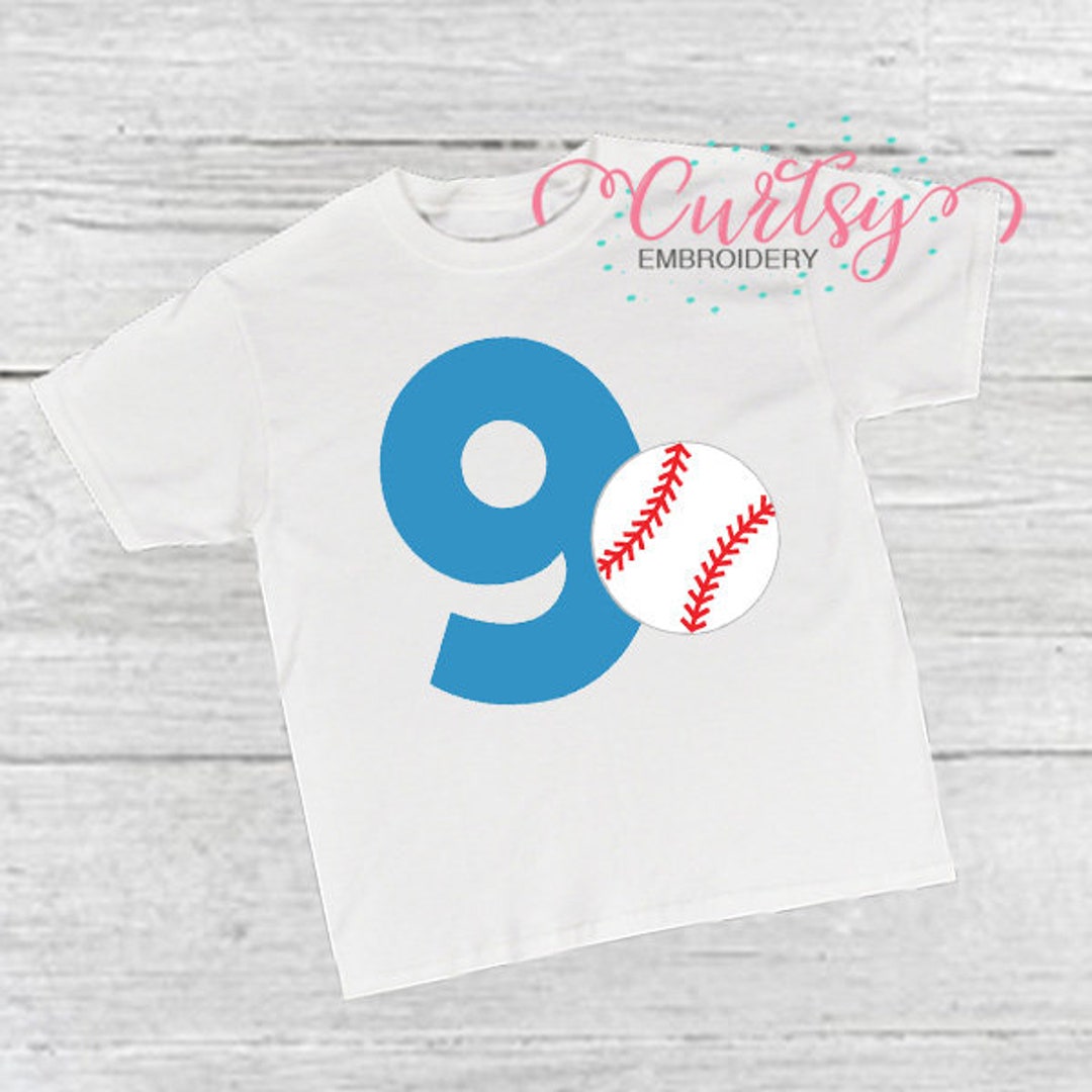 9th Birthday Baseball SVG / Baseball Svgs / Sports Svg / Birthday Svg ...