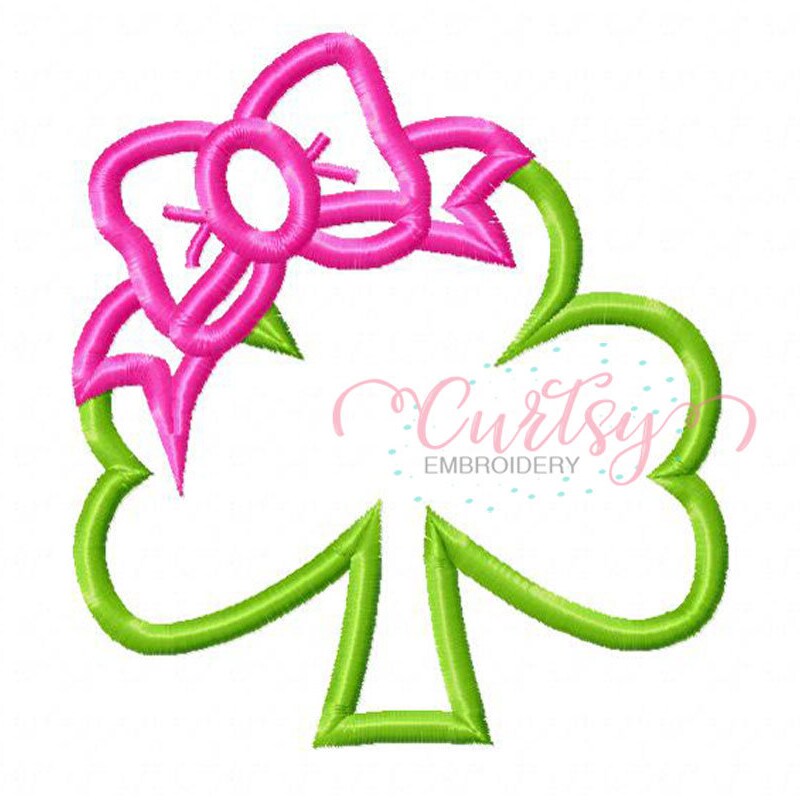 Shamrock Embroidery Design - Etsy