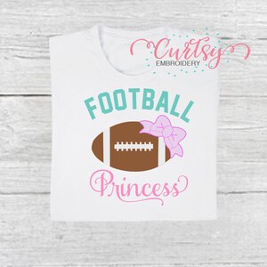 Football Princess SVG / Football Cutting File / Football Clipart ...