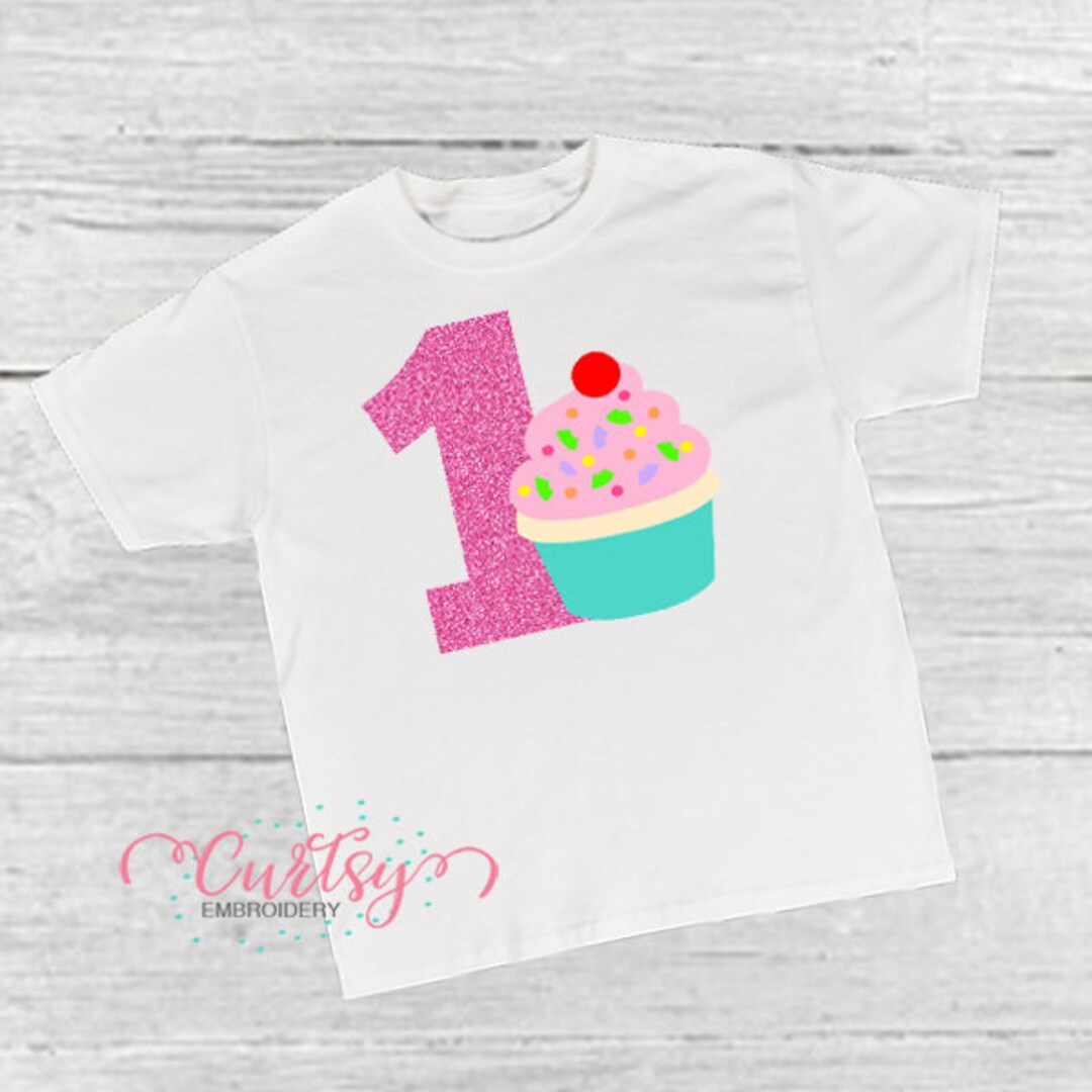 First Birthday SVG / 1st Birthday Svg / Birthday Cupcake Svg / Birthday ...