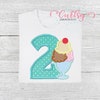 Two Applique Design / Second Birthday Embroidery Design / 2nd Birthday ...