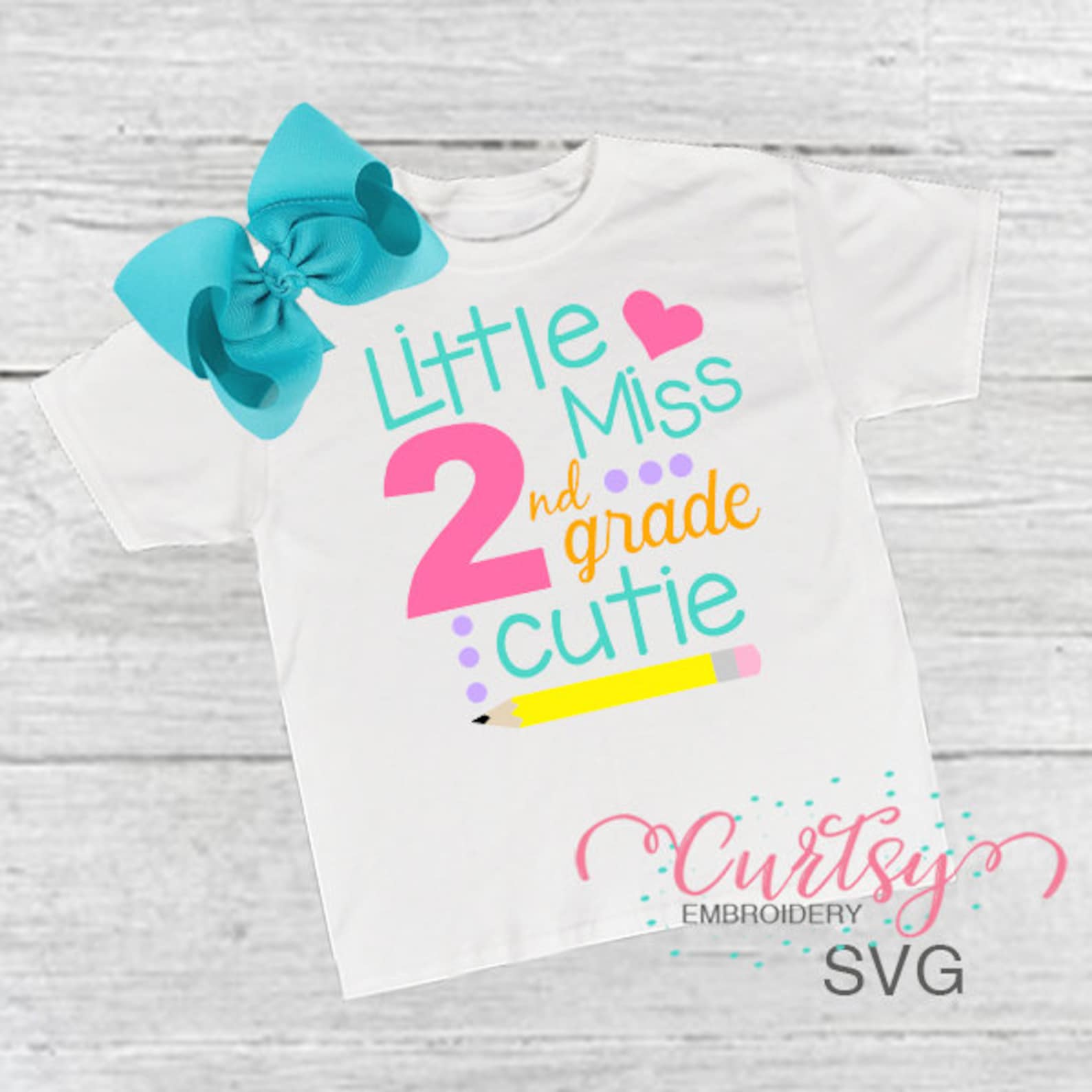 Back to School SVG / Back to School Girl Svg / 2nd Grade Svg - Etsy