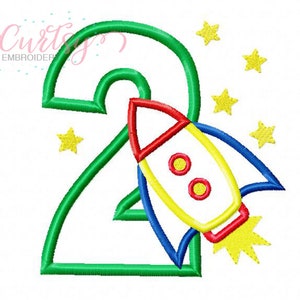 Space Ship Embroidery Design / Space Embroidery Design / Outer Space ...