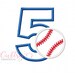 Baseball Applique Design / Baseball Birthday Embroidery Design - Etsy