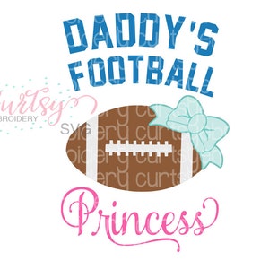 Daddy's Football Princess SVG / Football Princess Cutting File ...